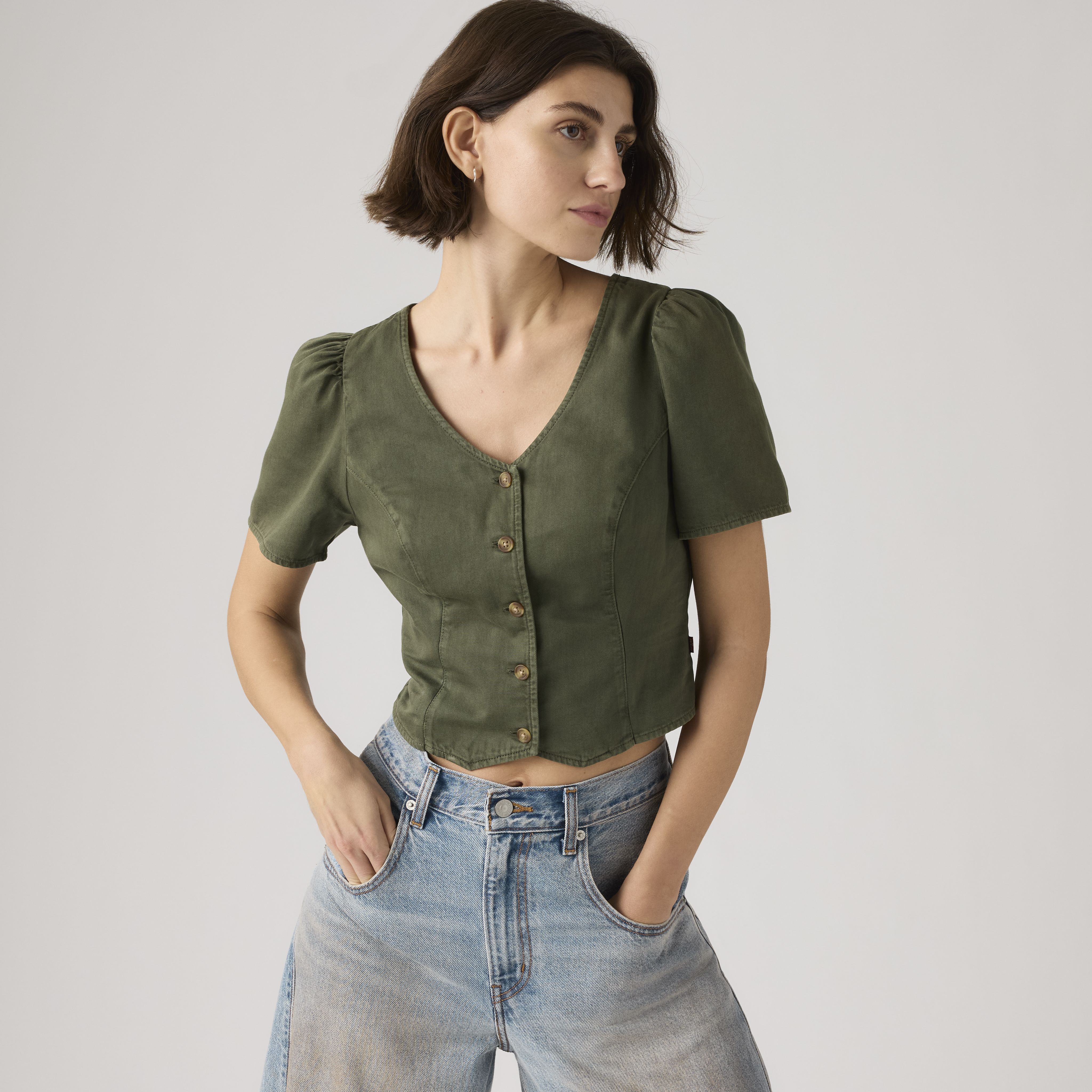 LEVI'S Moxie Slim Blouse